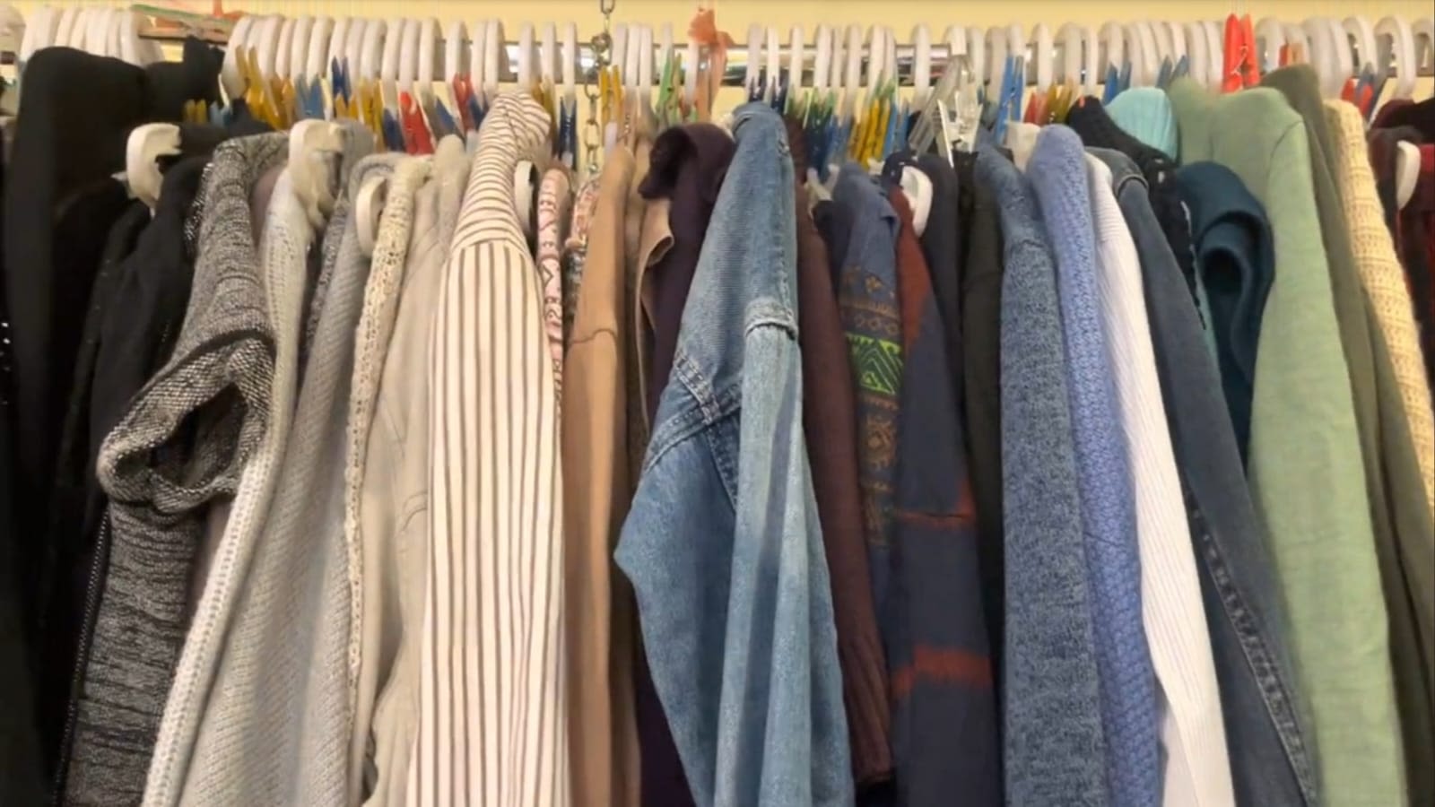 Second hand clothes, recycling and handmade products